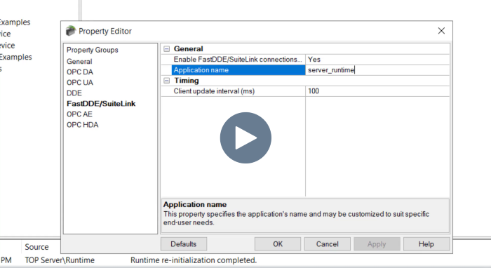 Video Tutorial: Using TOP Server with AVEVA InTouch via SuiteLink